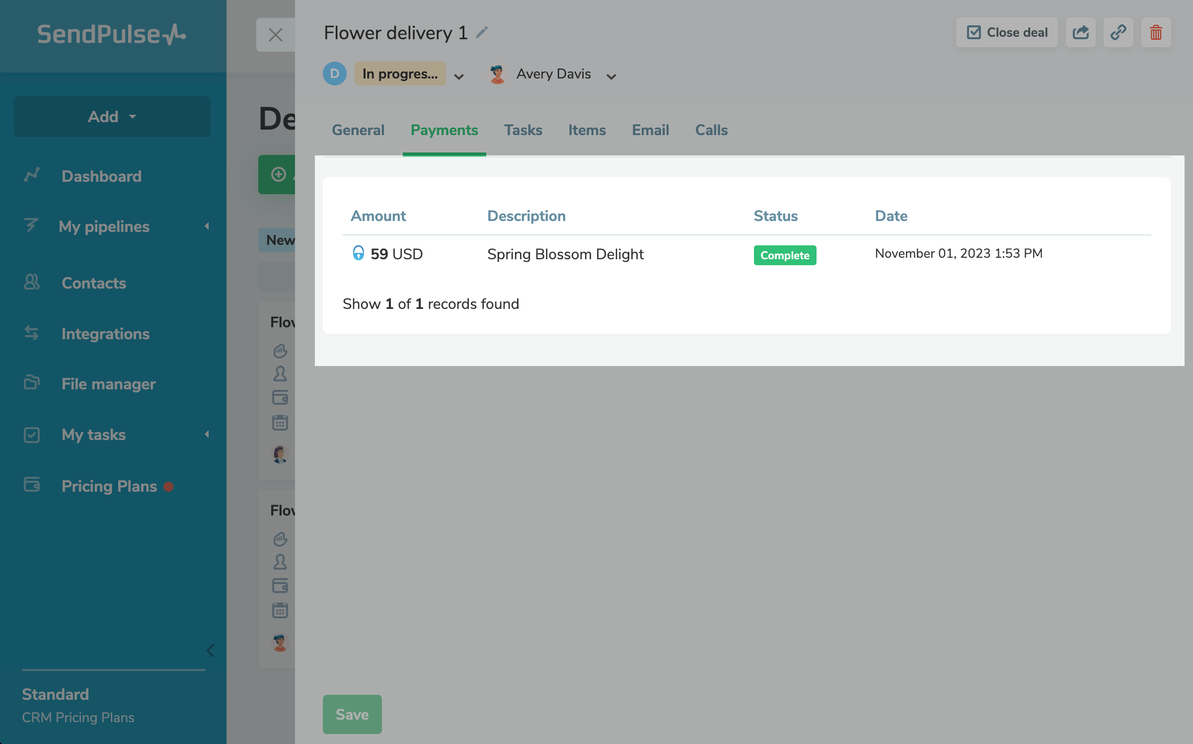 Як працювати з угодами | SendPulse